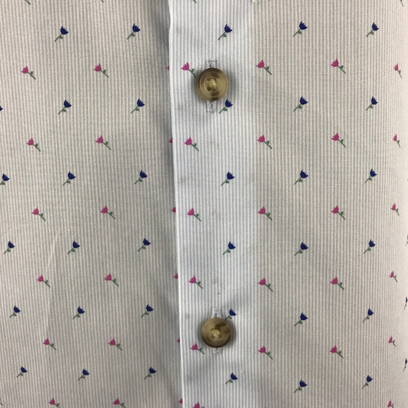 Bar III | Shirts | Bar Iii Floral Print Dress Shirt Slim Fit Stretch ...